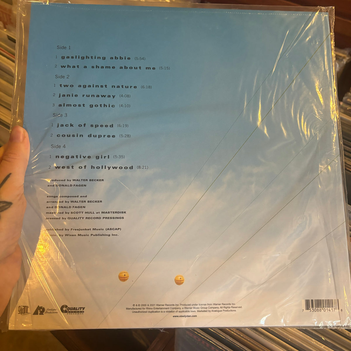 STEELY DAN - TWO AGAINST NATURE (ANALOGUE PRODUCTIONS 2xLP) – 10,000 Hz ...