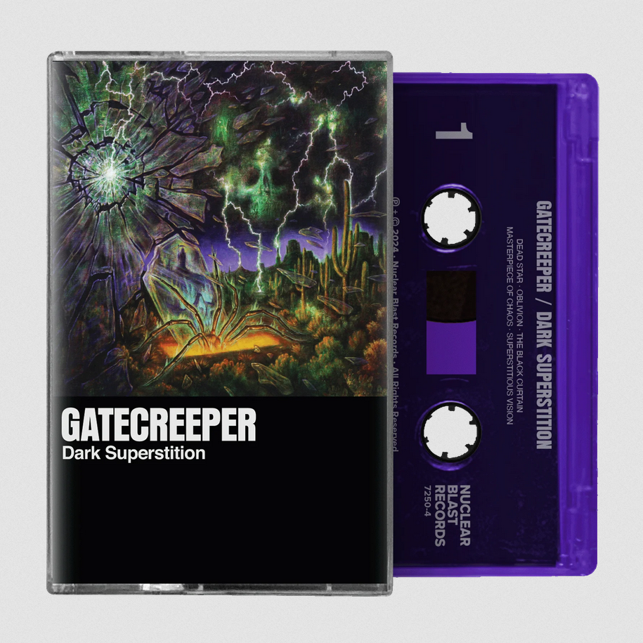 GATECREEPER - DARK SUPERSTITION (LP/CASSETTE) – 10,000 Hz Records