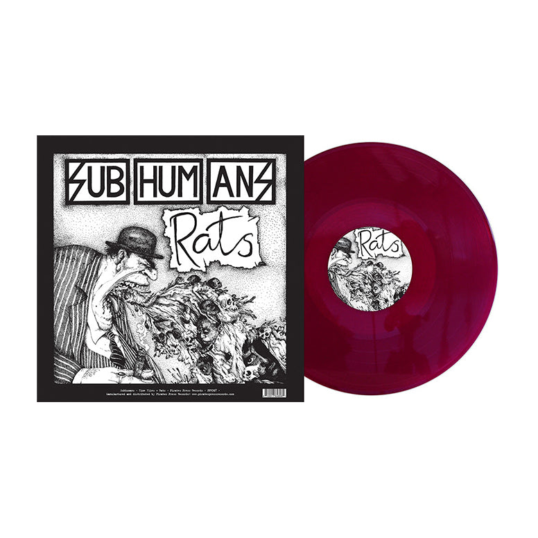SUBHUMANS - TIME FLIES + RATS (LP) – 10,000 Hz Records