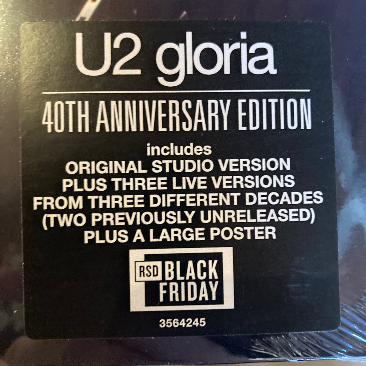 U2 - GLORIA 40th ANNIVERSARY (12" EP) – 10,000 Hz Records